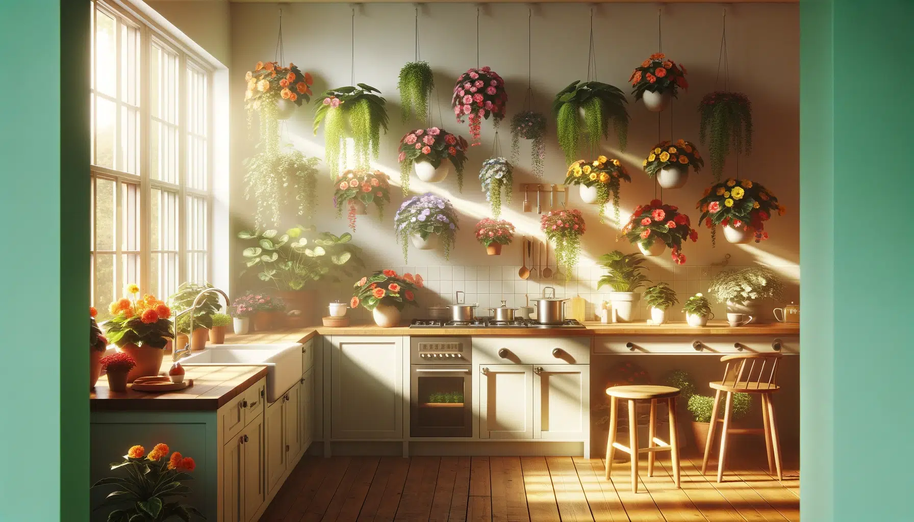 Begônias na Cozinha: Toque de Cor e Alegria
